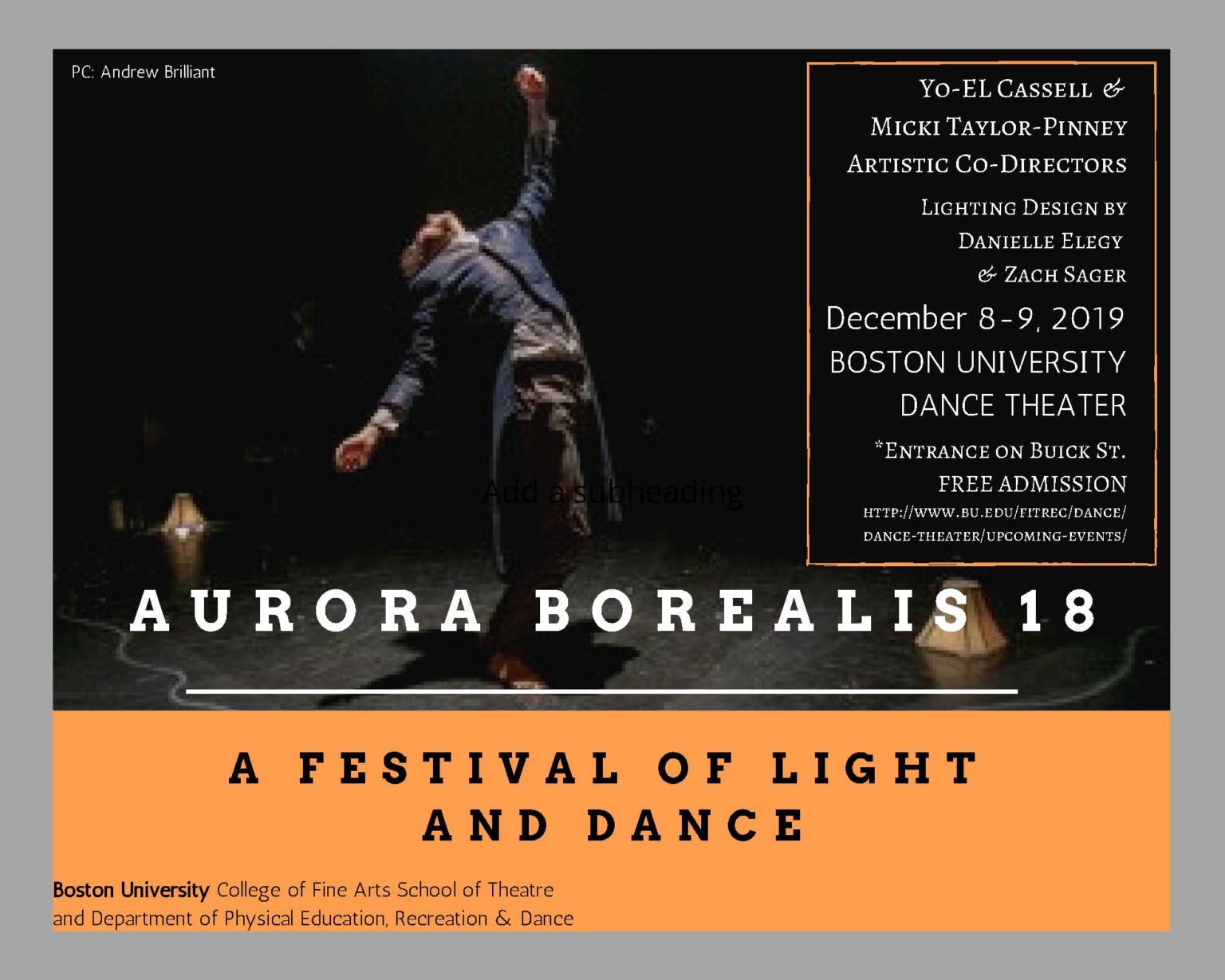 Aurora Borealis 18 : A Festival of Light and Dance - BDA