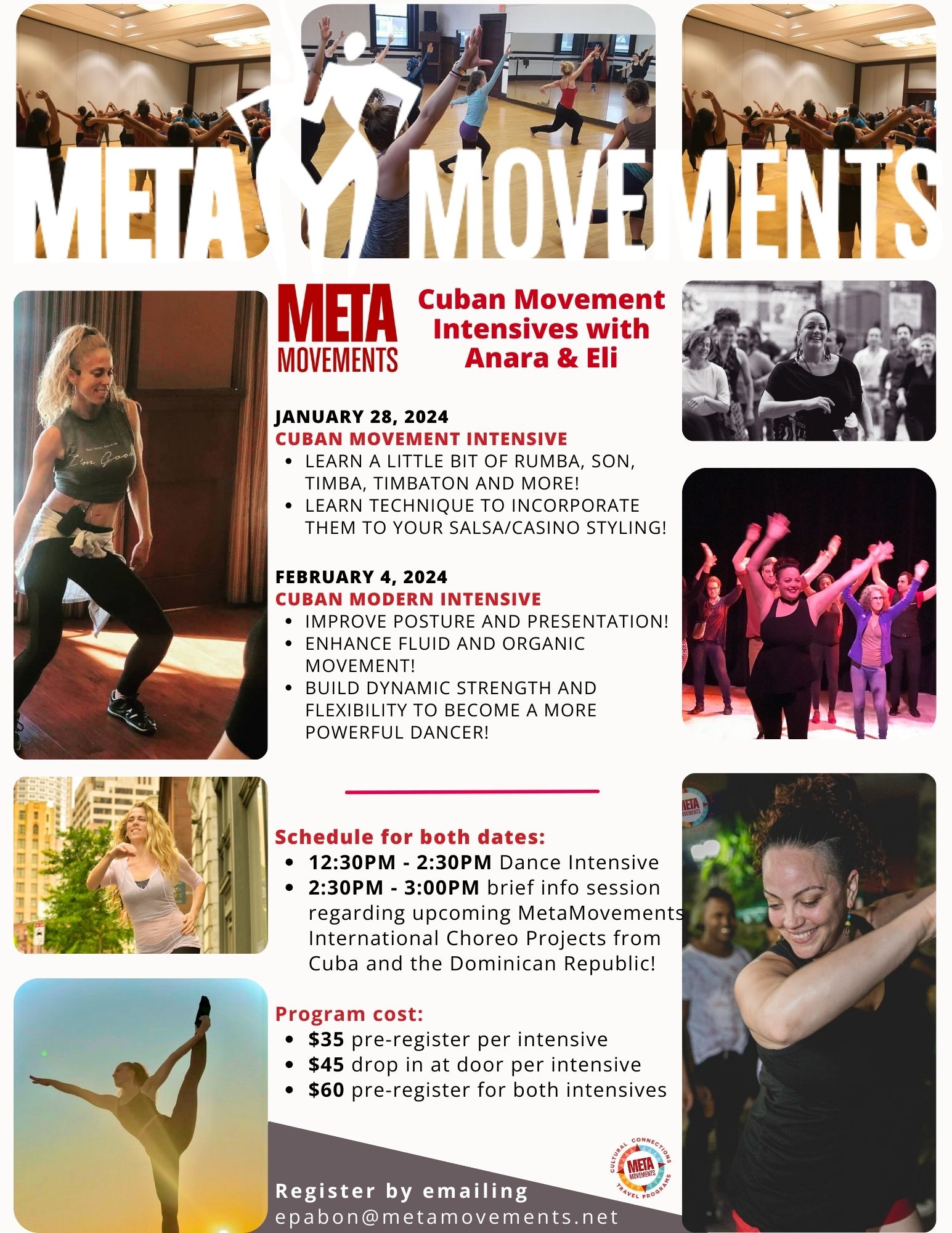 Cuban Movement Intensives with Anara & Eli - BDA